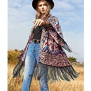 10 Yards Sewing Fringe Trim - Fringe Tassel 15cm Width for Skirt Wedding Dress Lamp Shade Decoration(Balck)