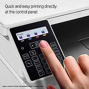 HP Color Laserjet Pro M180nw All-in-One Wireless Color Laser Printer, Mobile Printing & Built-in Ethernet, Works with Alexa (T6B74A)