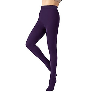 Women's Winter Warm Fleece Joggers Pants Lounge Sweatpant Pull On Walk Sweatpant(A-Purple,One Size)
