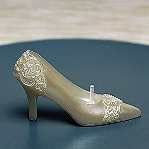 ABOOFAN Romantic Candle High Heel Shaped Candle Creative Wedding Shoes Shaped Candle Valentines Day Smokeless Candle Soy Wax Decorative Shoe for Home Decor