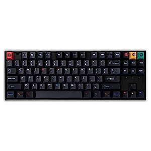 PBT Black Gray Keycaps 153 Keys Cherry Profile Custom ISO ANSI Keyboard Keycap Set for 60% 65% 70% 75% Cherry Gateron MX Switches Mechanical Keyboards