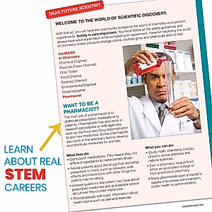 hand2mind Fizz Chemistry Science Kit for Kids Ages 8-12, 32 Science Experiments and Fact-Filled Guide, Make Your Own Foam and Crystals, Educational Home Learning, Homeschool Science Kits