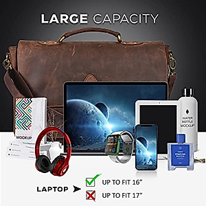 Brown | Vintage Messenger Bags For Office Use | Multiple Compartment | Travel Friendly | Durable | Made For Men And Women