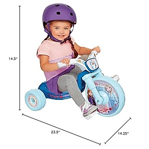 Disney Frozen 2 Frozen 2 Fly Wheels 10" Junior Cruiser Ride-On with Sound Effects Button! Ages 2-4