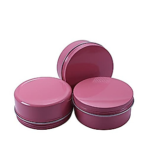 Othmro 12Pcs 5.1oz Metal Round Tins Aluminum Tin Cans Jar Refillable Containers 150ml Tin Cans Tin Bottles Containers with Screw Lid for Salve Spices Lip Balm Tea Candies Silver 83×38mm