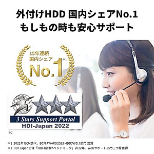 BUFFALO Mini Station 4TB HD-PCFS4.0U3-GBA Portable HDD for USB 3.1 (Gen1) / USB 3.0