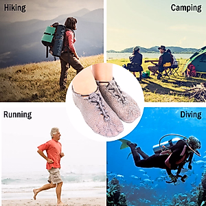 RETON-PPE Minimalist Barefoot Sock Shoes Chain Mail Shoes for Women and Men, Stainless Steel Cut Resistant Water Shoes, Portable & Multi-Purpose