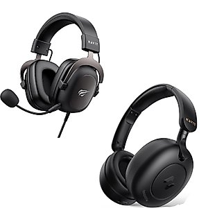 Gaming Headphones Bundle with Active Noise Cancelling Over Ear Headphones