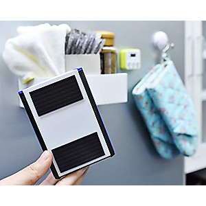 MagX Magnetic Tape with Adhesive 1"x10', Ultra Thick 60 mil, Magnetic Strip with Self Adhesive, Flexible Magnetic Roll Tape, Peel and Stick, Anisotropic Strong Magnets, Stationery, Office Supply