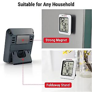 ThermoPro TP50 2 Pieces Digital Hygrometer Indoor Thermometer Room Thermometer and Humidity Gauge with Temperature Humidity Monitor