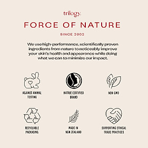 Trilogy Rosehip Oil Antioxidant+, Certified Organic Hydration & Repair Beauty Oil, 1.0 fl oz