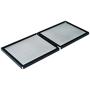 Exo Terra Screen Cover for Hinged Door, 10-Gallon,BLACK, GRAY