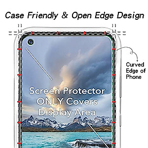 KATIN [2-Pack] For OnePlus Nord N100 [with Camera hole] Tempered Glass Screen Protector Anti Scratch, Bubble Free, 9H Hardness, Easy to Install, Case Friendly