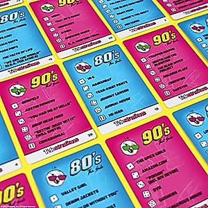 Telestrations 80s/90s Expansion Pack | Featuring 600 Totally Awesome Words, Phrases, and References | Great New Addition to Telestrations Party Game
