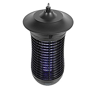 SereneLife Indoor Outdoor Home Electric Bug Zapper-Heavy Duty 56 Square Yard Coverage Electronic Anti Insect Control Lamp Trap Uses 1 UV Light Bulb Attractant to Lure Fly, Mosquito-PSLBZ8, White