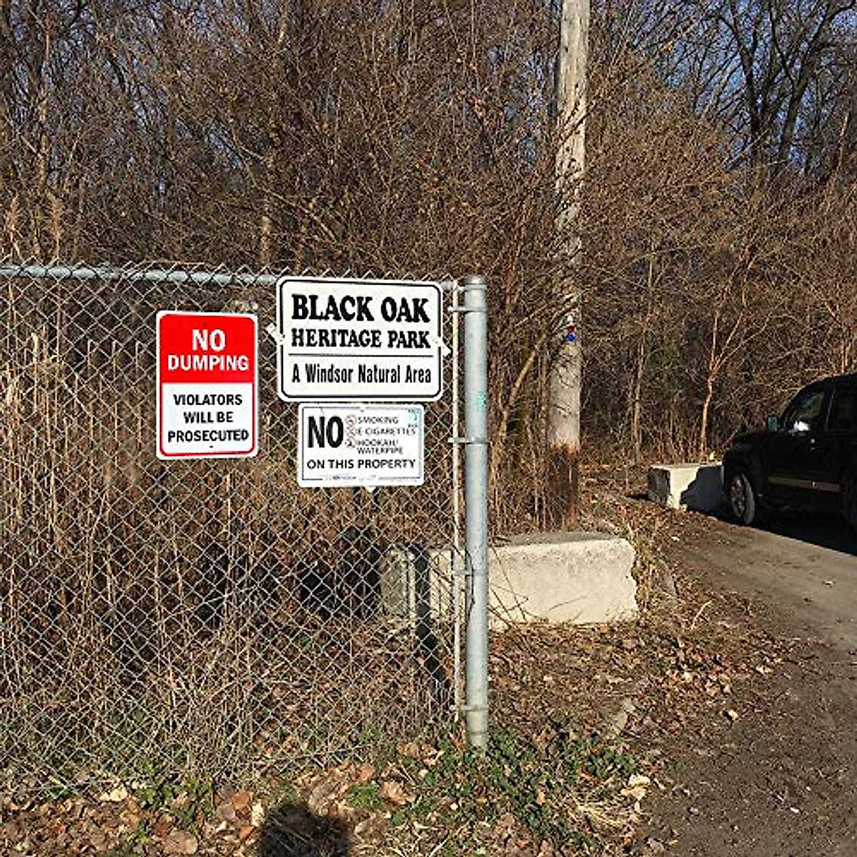 2 Pack No Dumping - Violators Will be Prosecuted Sign, 10"x 7" .04" Aluminum Sign Rust Free Aluminum-UV Protected and Weatherproof