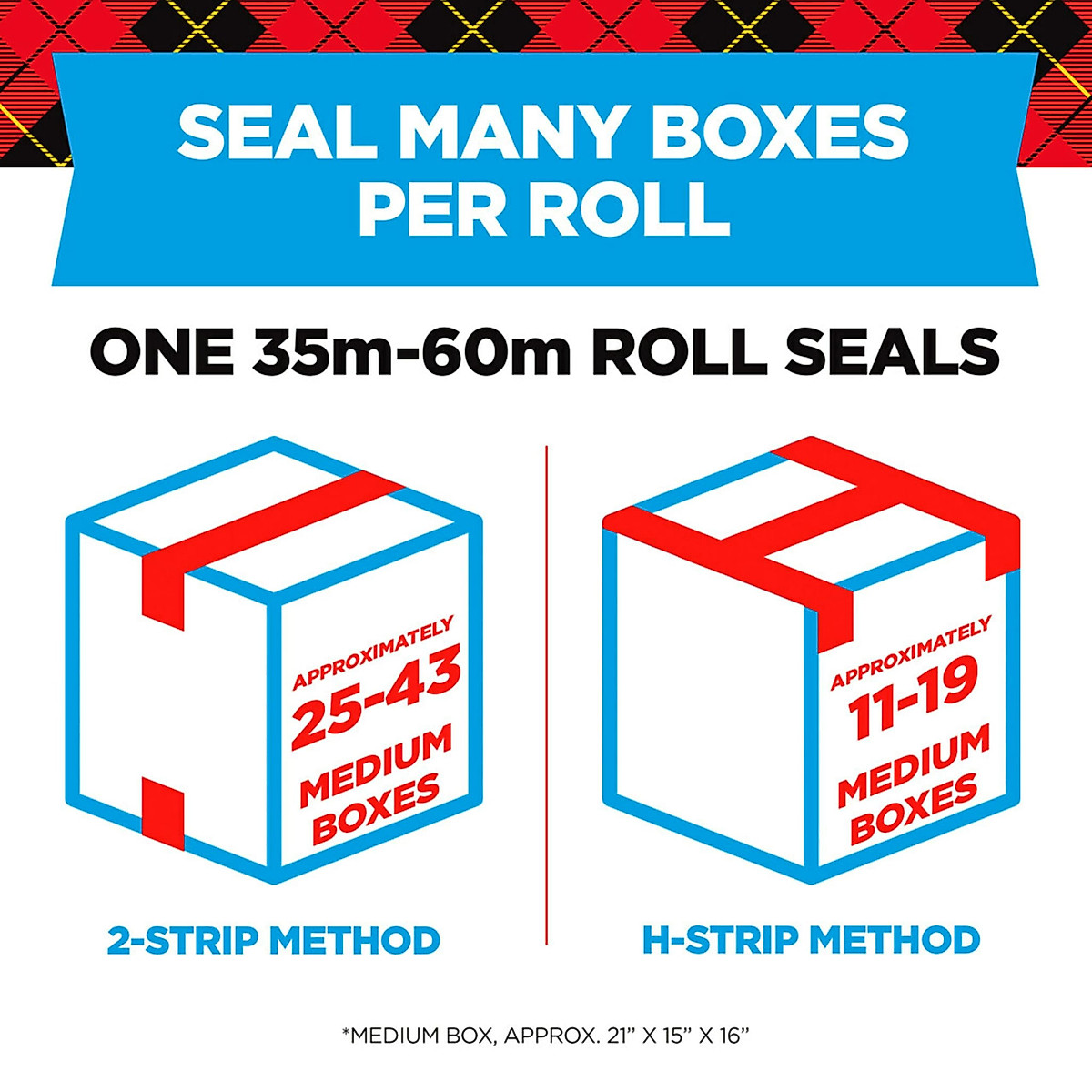 3M Scotch Heavy Duty Shipping Packaging Tape – 1.88 in x 54.6 yds, Clear – 4 Rolls with 2 Dispensers – Strong Seal for All Box Types