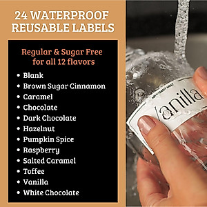 Coffee Syrup Dispenser with Pump, Set of 2, Coffee Bar Syrup Dispenser with Silicone Funnel, Glass Coffee Syrup Bottles for Coffee Bar, Black Syrup Pumps for Coffee Bar, Coffee Pumps for Syrup