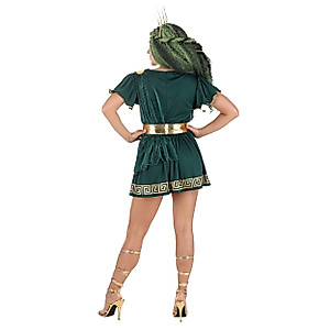 Fun Costumes Women's Stunning Medusa Costume Dress Large Green
