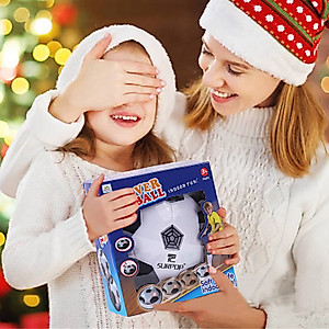 2 Pcs Hover Soccer Ball Toys, Christmas Boys Gift Idea, World Cup Holiday Birthday Present Teen Boy Toy for Age 6 7 8 9 10 11 12 Years Old Party Games