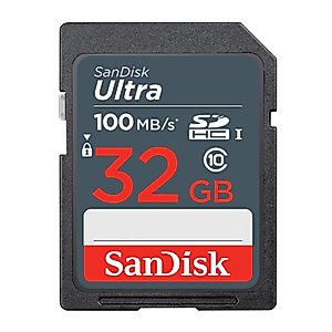SanDisk 32GB Ultra SDHC UHS-I Memory Card (10-Pack) Bundle with High Speed USB Card Reader (11 Items)
