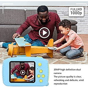 ETATOI Kids Camera for Girls and Boys,Children Camera Digital Video,Kid Camera 20.0MP Video, Kid Toys Gift for Birthday, for 3-12 Years Old (Blue)