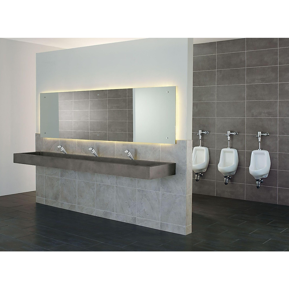 Moen Commercial M-Press Chrome Single-Hole Bathroom Faucet for Public Lavatory, 8894