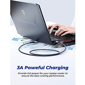 AINOPE 10FT USB 3.0 A to A Male Cable,USB 3.0 to USB 3.0 Cable [Never Rupture] USB Male to Male Cable Double End USB Cord Compatible with Hard Drive Enclosures, DVD Player, Laptop Cool-Grey