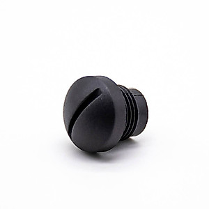 Elecbee 5PCS M12 Protective Cap Plastic for Panel-Mount Sockets