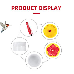 Handheld Hummingbird Feeders, 2pcs Hummingbird Hand Feeder, Hand Hummingbird Feeders, Hummingbird Feeder Handheld with Cleaning Brush for Outdoor Supplies (Handheld Hummingbird Feeders)