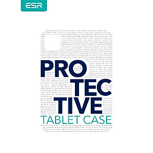 ESR for iPad Pro 12.9 Case, 12.9 inch iPad Pro case (2022/2021, 6th/5th Generation), Thin and Lightweight, Yellowing Resistant, Hard Back, Supports Pencil 2, Classic Series, Clear Black