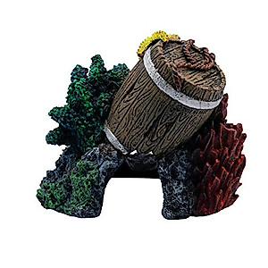 GloFish® Aquarium Décor, Barrels Decoration for Fish Tanks, Multiple