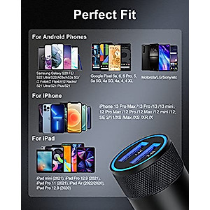 [5pcs] Car Charger Adapter, AILKIN USB Multi Port Cigarette Lighter Fast Charging Power Block Plug for iPhone 14 13 Pro Max XR, Samsung Galaxy S21 Ultra S8, LG, Moto, 3.4A Dual Cargador Carro for Car