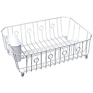Rubbermaid Dr FBA_6032-AR-WHT 6032ARWHT Large White Dish Drainer