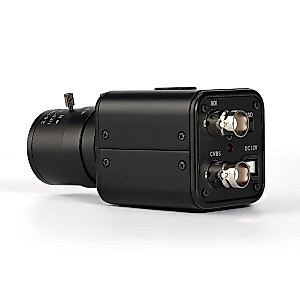 HD SDI Camera, 2MP 1080P Digital CCTV Security Camera, 1/2.8 High Sensitivity Sensor CMOS with 2.8-12mm Manual Varifocal HD 3MP Lens，DC12V 1A Power Adapter SDI Cable Free by Click Below Extra Saving