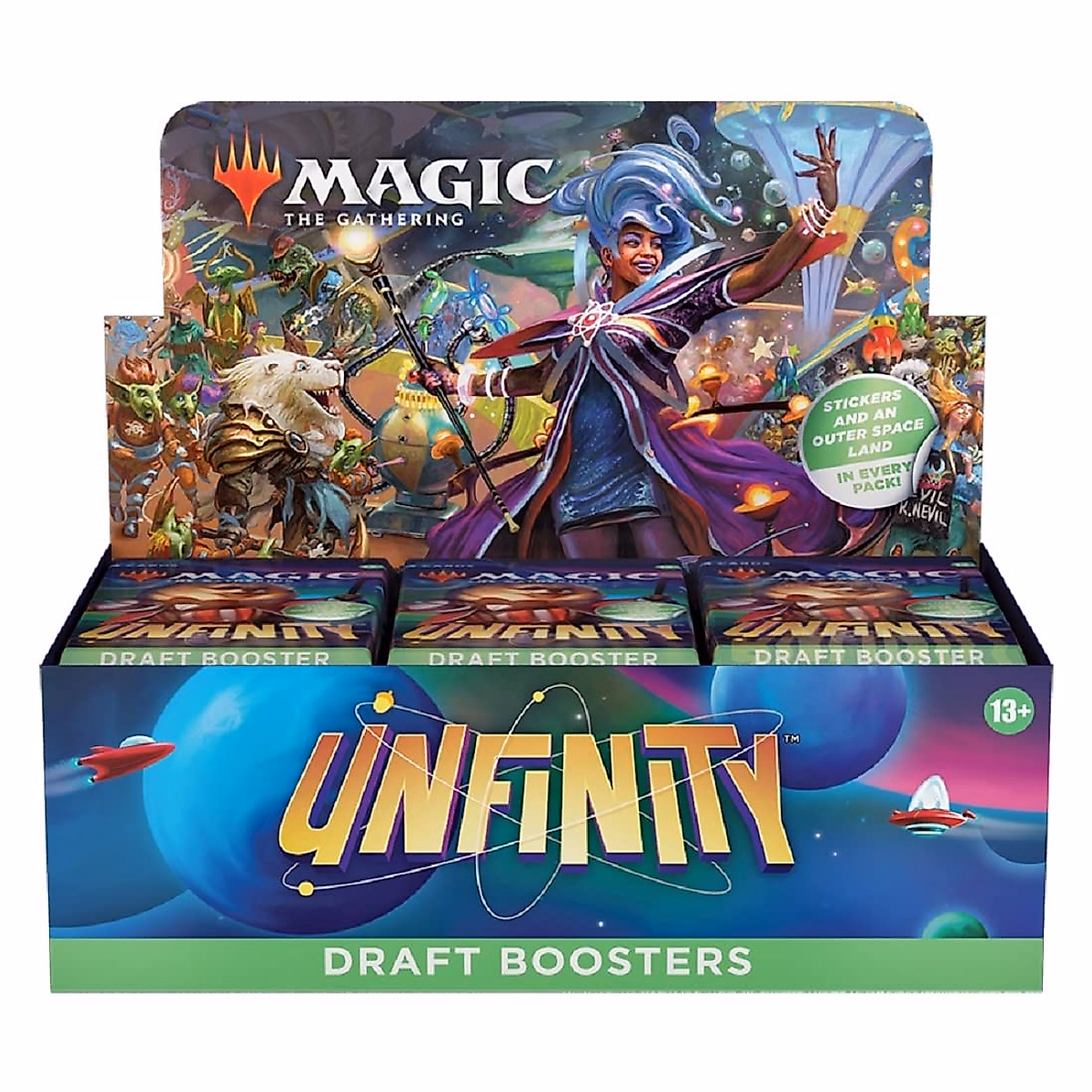 Wizards of The Coast Magic: The Gathering Unfinity Draft Booster Box | 36 Packs + Box Topper (505 Magic Cards)