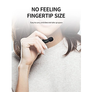 FAZFACTORY Wireless Lavalier Mini Microphone for iPhone - 2 Wireless Microphones - Clip On Plug and Play - Auto Sync - No App Required - Premium Noise Cancelling - Crisp and Sharp Recording