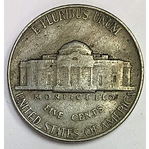 1950 P Jefferson Nickel Average Circulated Five-Cent Piece