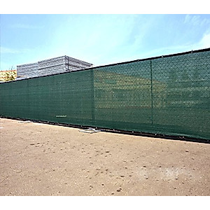 TruePower Privacy Fence Screen 6' Tall x 50'' Long - Green for Patio, Deck, Balcony, Backyard, Fence, Apartment Privacy