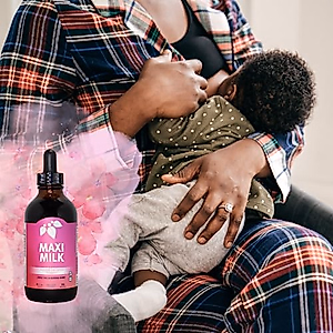 Mountain Meadow Herbs Maxi-Milk - 4 oz - All Natural Liquid Lactation Supplement to Increase Milk Supply for Breastfeeding Moms