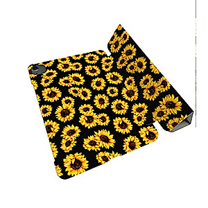 Cute Sunflowers Flower Pattern case Compatible with All Generations iPad Air Pro Mini 5 6 11 inch 12.9 10.9 10.2 9.7 7.9 Plastic Fabric Cover Slim Smart Stand SN524 (8.3" Mini 6th gen)