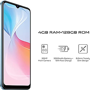 vivo Y20s, 4+128GB, 6.51 Inch HD+ Display, Side Fingerprint and Face Wake, 5000mAh Battery, AI Triple Macro Camera, Sim Free Smartphone, Dual Sim International Model (Obsidian Black)