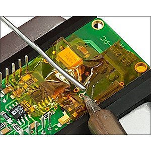 MYJOR High Temperature Tape， 1 mil Kapton Tape, Polyimide Tape, Professional for Protecting CPU, PCB Circuit Board, 1/4", 1/2", 3/4", 1"- 4 Rolls，No Residue.