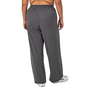 Champion, Lightweight Lounge, Comfortable Jersey Pants for Women, 31.5" (Plus Size Available), Granite Heather, XX-Large