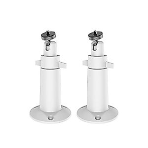 Ayotu Metal Wall Mount Compatible with Google Nest Cam Battery & Stick Up Cam Battery & Arlo Pro 2/3/4/Ultra 2, Waterproof Outdoor Security Bracket, 2 Pack White