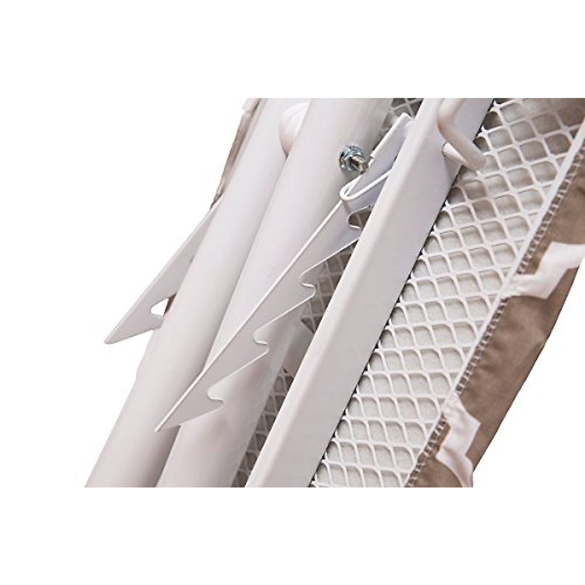 Mabel Home Ironing Board, Made in Europe by Mabel Home, Adjustable Height, Extra Thick Heavy Duty Padded Cover, Extra Cover Included (3 Different Models & Sizes) (T-Leg (53" x 14"))