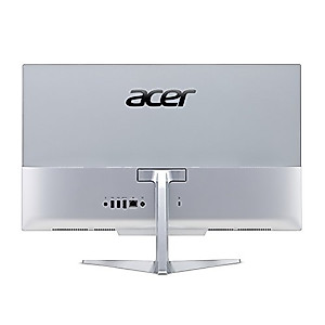 Acer Aspire C24-865-UA91 AIO Desktop, 23.8 inches Full HD, 8th Gen Intel Core i5-8250U, 8GB DDR4, 1TB HDD, 802.11AC Wifi, Wireless Keyboard and Mouse, Windows 10 Home, Silver