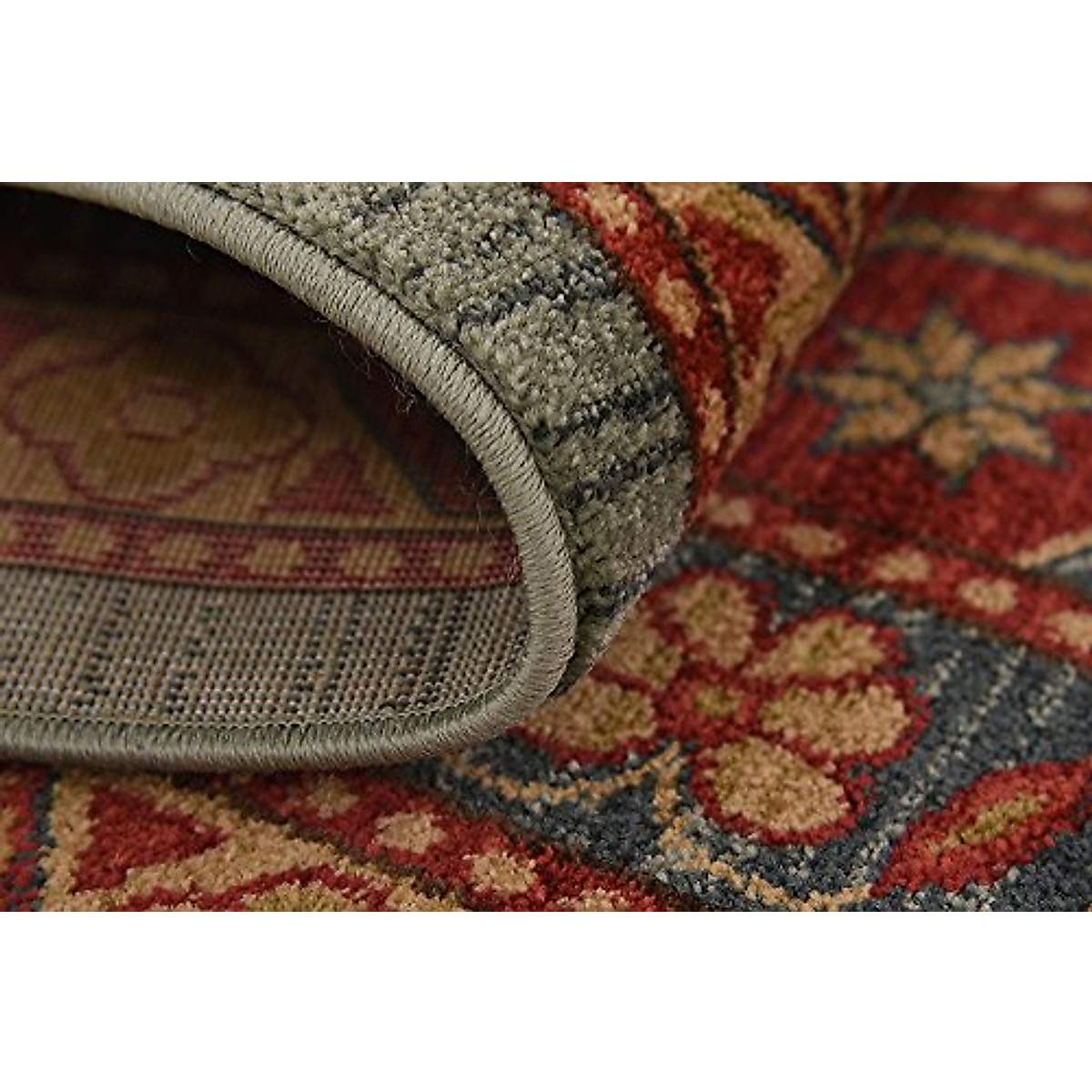 Unique Loom Sahand Collection Traditional Geometric Classic Light Blue Area Rug (7' 0 x 10' 0)