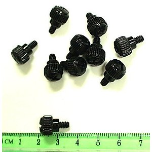 CASE Long Screw, 6-32, 5/16-Inches Computer Case Thumbscrew - 10 Pack