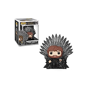 Funko POP! Deluxe: Game 0: Tyrion Lannister Sitting on Iron Throne Collectible Figure - Game of Thrones - Collectible Vinyl Figure - Gift Idea - Official Merchandise - for Kids & Adults - TV Fans